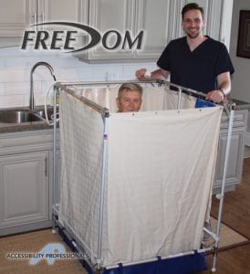 Portable Showers | Fold Away Shower - Accessibility Professionals